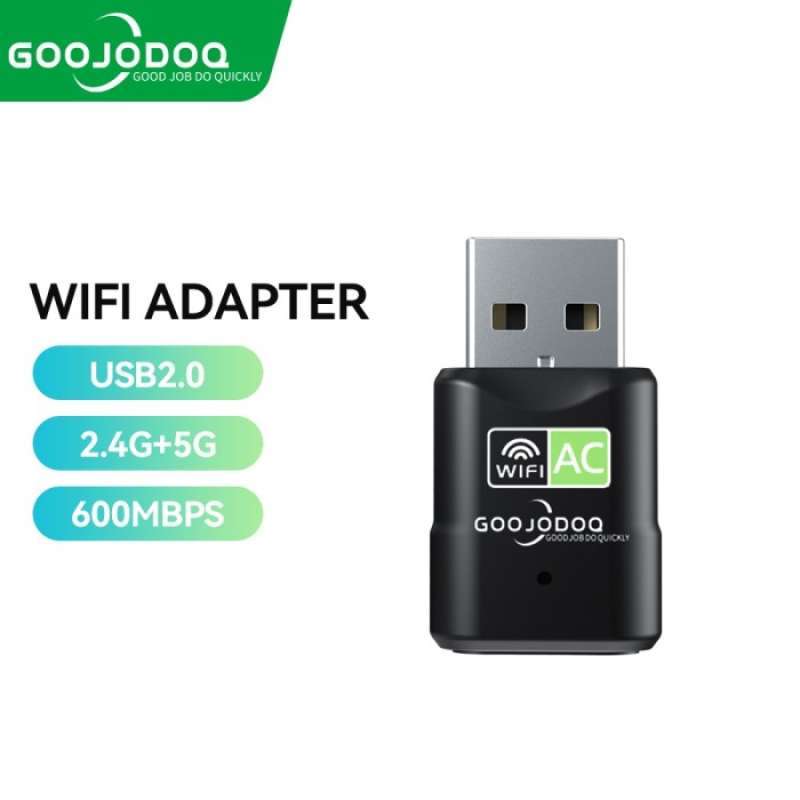 Jual Goojodoq Usb Dual-band 2.4 Ghz/5g Wifi Adapter Dongle For Pc ...