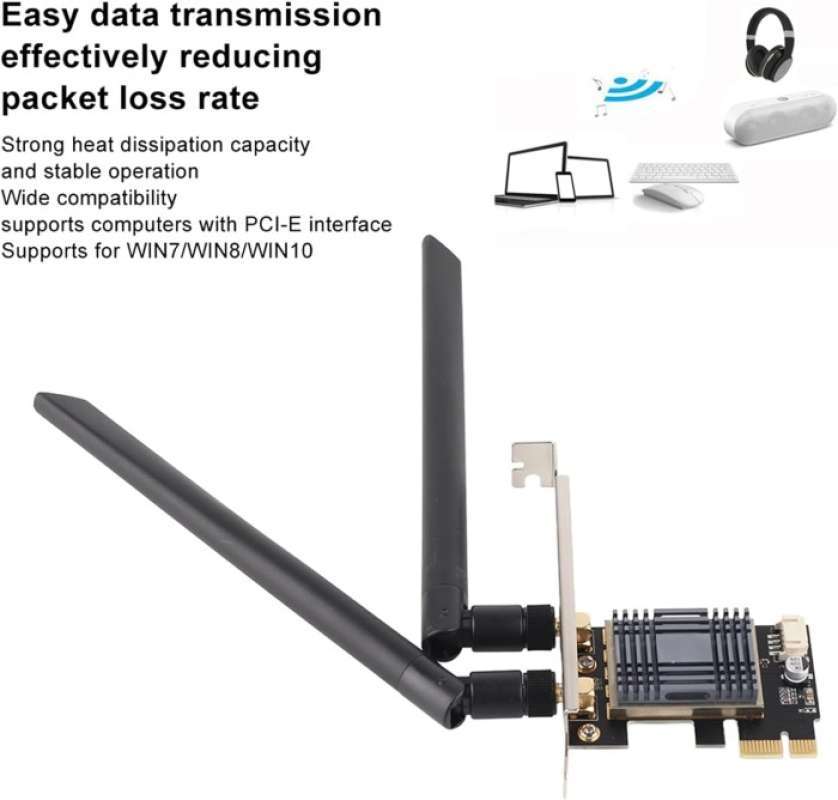 Jual Pcie Wifi Bluetooth Qualcomm Atheros Wireless Network Card Adapter ...