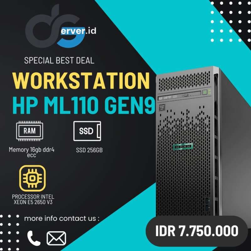 Jual Server Workstation - Hp Proliant Ml110 Gen9 Di Seller Velvet Store - Cengkareng Timur, Kota ...