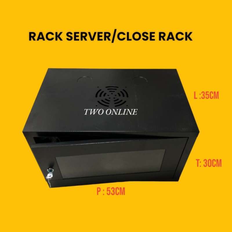 Jual Wallmount Rack 6u / Close Rack Server Rack 2 Besi Di Seller Velvet ...