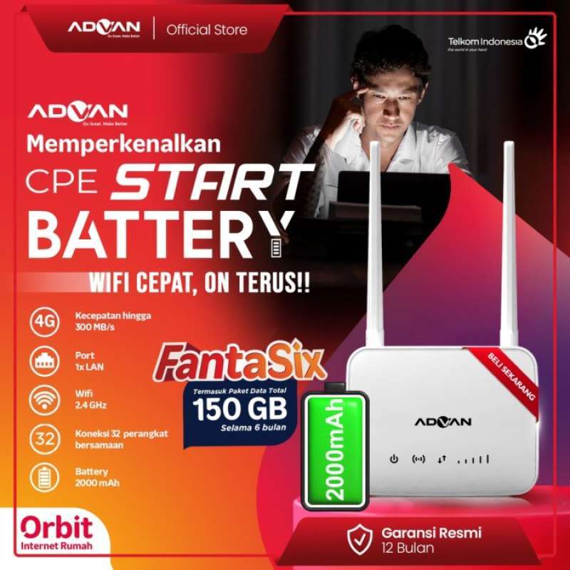 Jual Advan Cpe Start Hybrid Modem + Wifi + Router + 4g Unlock All ...