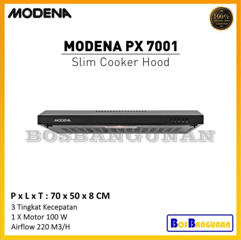 Promo Cooker Hood Modena Px 7001 / Exhaust Slim Hood Modena Px7001 ...