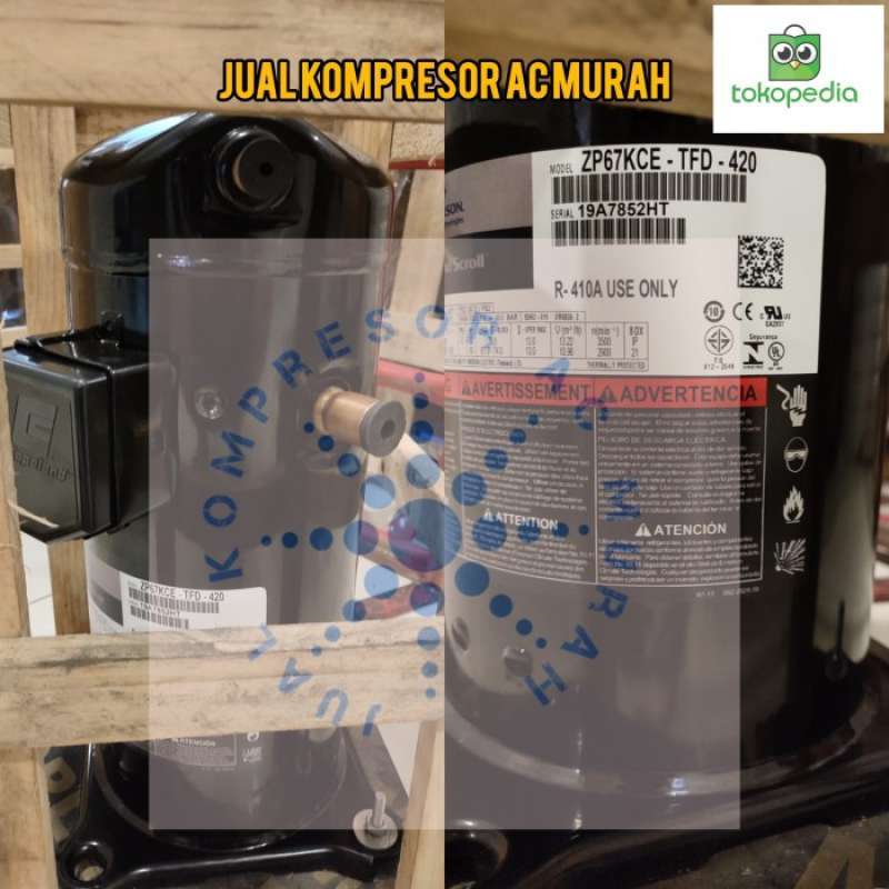 Promo Compressor Copeland Zp67kce-tfd-420 / Kompresor Scroll ( Zp67 ) Diskon 23% Di Seller ...