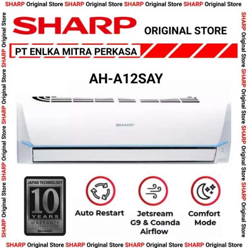 Promo Ac Sharp Ah - A 12 Say 1,5 Pk Thailand Ac Sharp Ah-a12say Unit ...