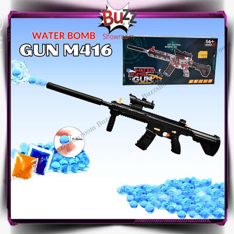 Jual Mainan Anak Tembakan M416 Pubg Watergel Gun Hk416 Water Gel Di Seller Buzzshowroom ...