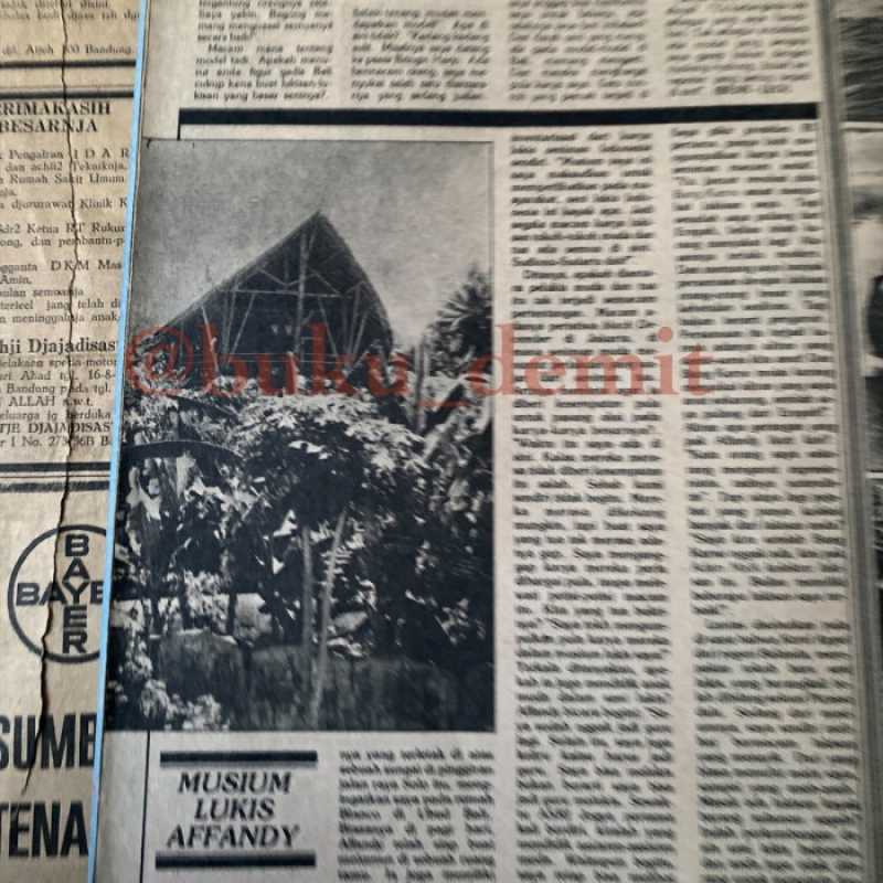 Jual Majalah Aktuil 1976 - Mengenal Maestro Pelukis Affandi / Affandy ...