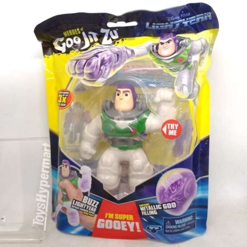 Jual Original Goo Jit Zu Pixar Buzz Lightyear Toy Story Hero Pack Di ...