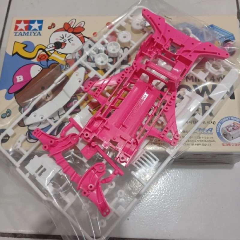 Jual Tamiya Chasis Fma Pink + Girbox Set Losse Kit Brwon Di Seller ...