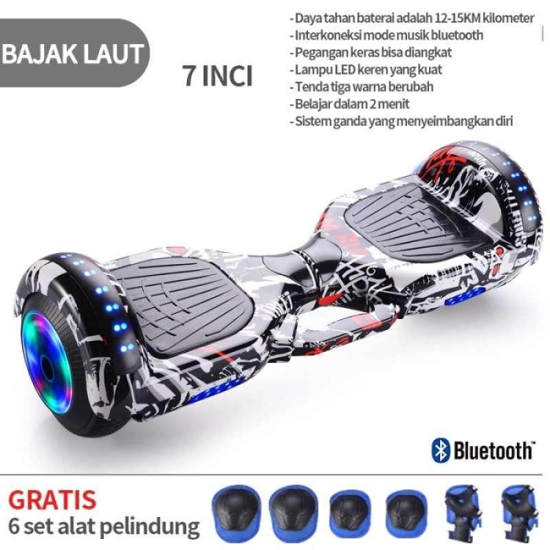 Jual Hoverboard Smart Balance Wheel Led Light/ Hoverboard 7 Inch Kl047 Di Seller Kingyo ...