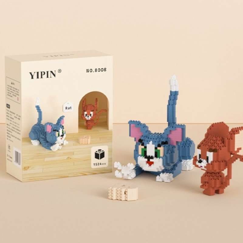 Jual Potongan Harga Block Toys Bricks Tom And Jerry Nano Block Mainan ...