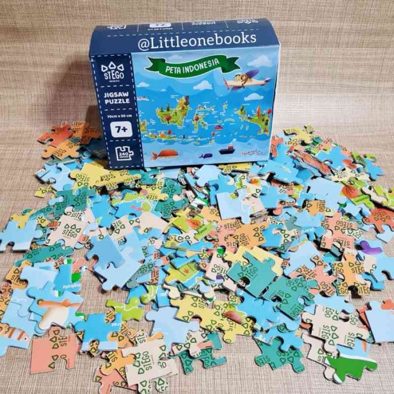 Jual Ready Puzzle Peta Indonesia Impian Studio / Puzzle Anak Edukasi Di ...