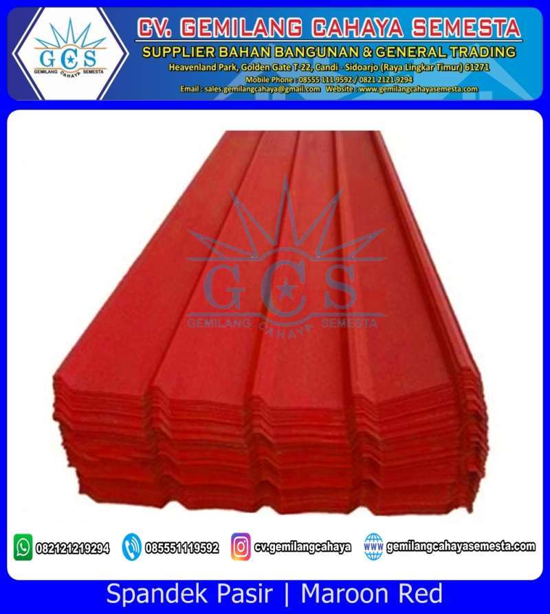 Jual Atap Spandek Pasir ( Stone / Batuan ) - 4 Meter Di Seller Gemilang ...