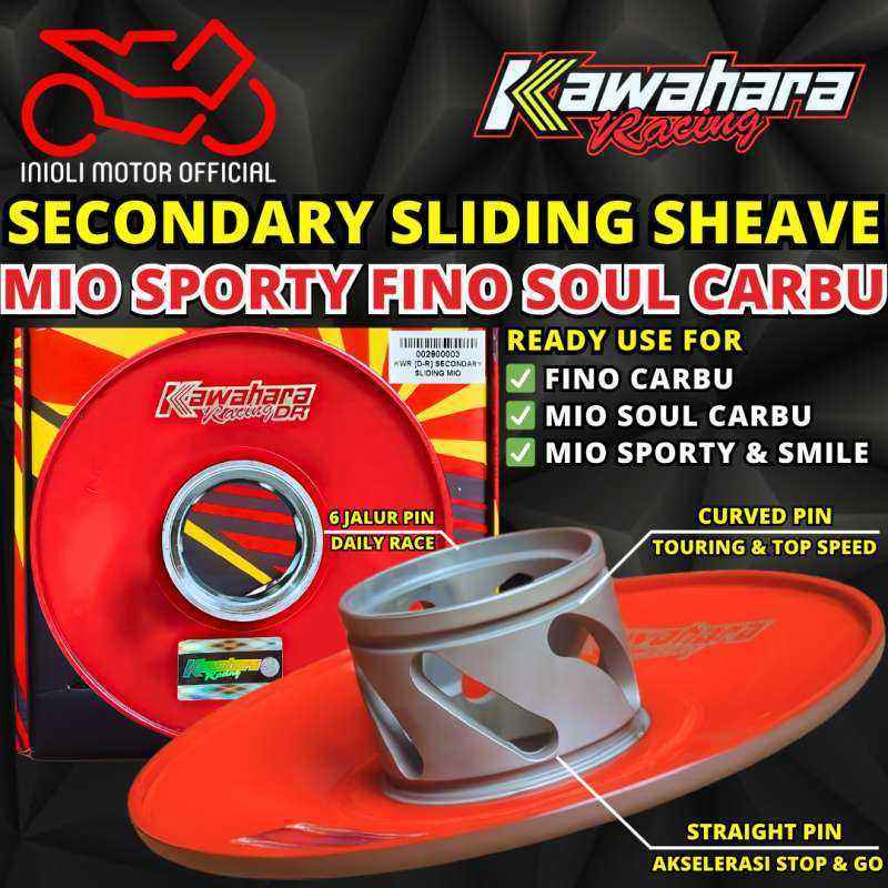 Jual Secondary Sliding Sheave Kawahara Dr Beat Scoopy Spacy Karbu Carbu ...