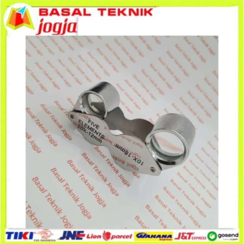 Jual Loupe Lup Geologi 2 Lensa Stainless Kaca Pembesar Batu Batuan Di ...