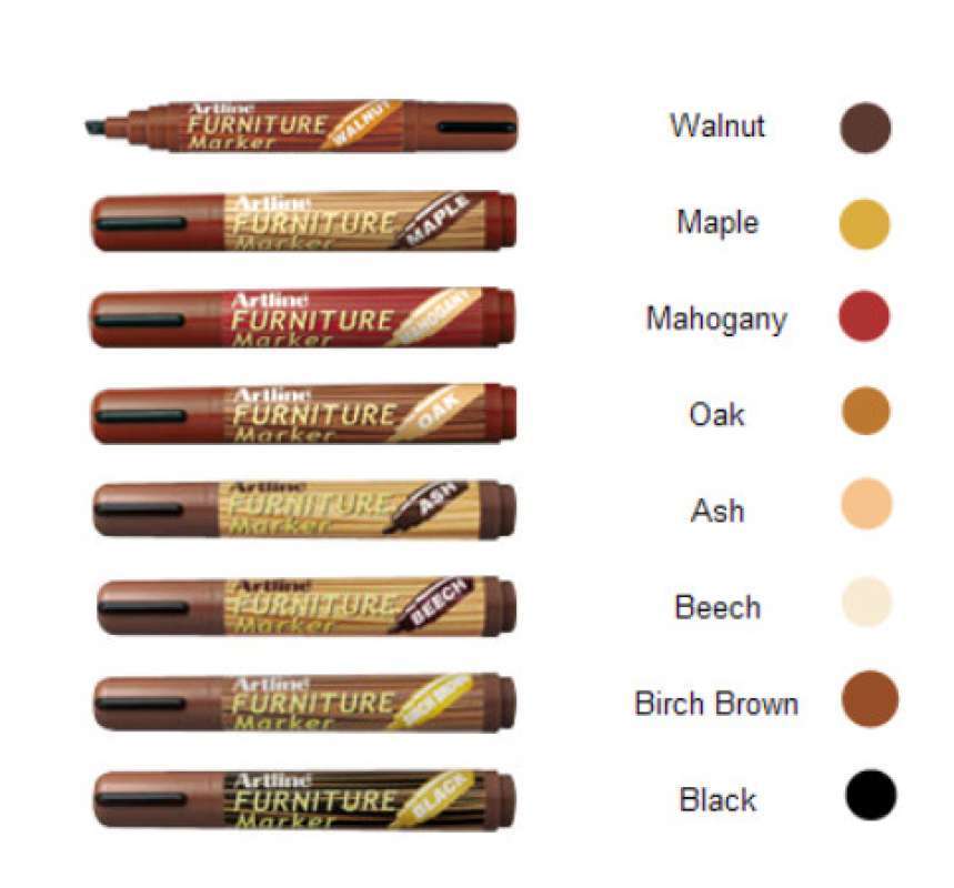 Jual Spidol Furniture Artline Ek-95-permanent Wood Maker Ash-warna ...