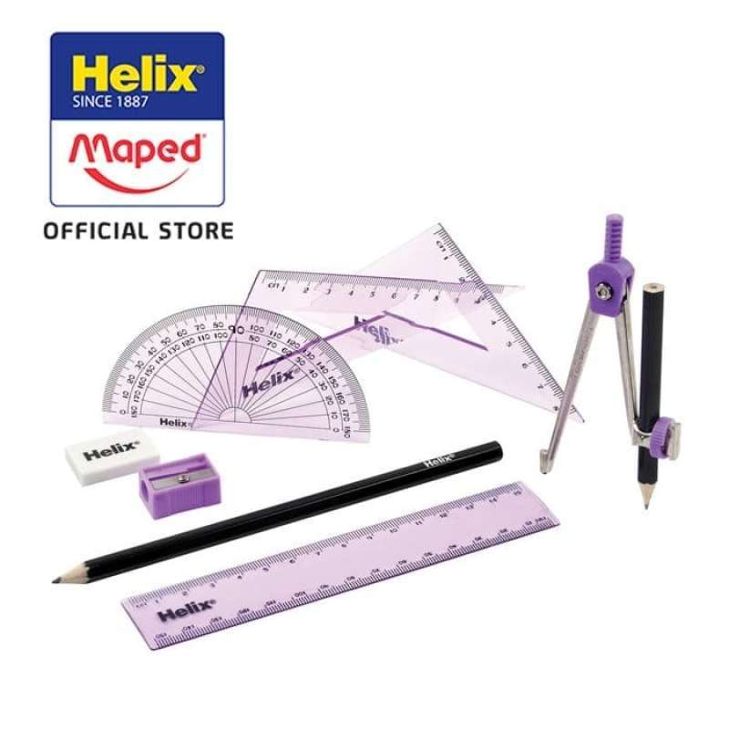 Jual Maped Helix Jangka Set Matematika Cool Curves Isi Pcs Di Seller ...