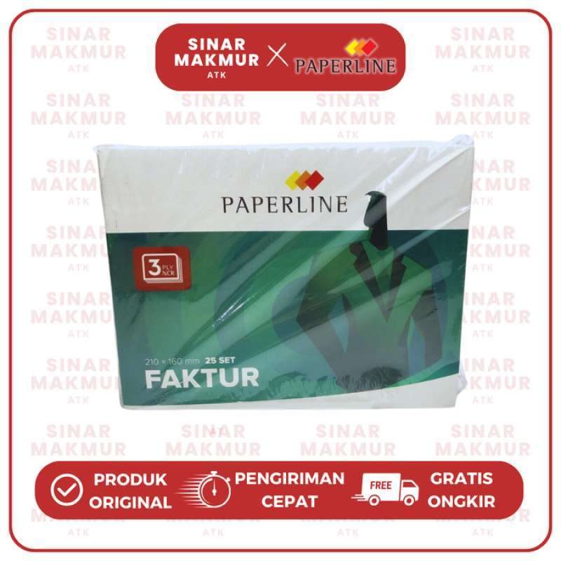 Jual Buku/bon/nota Faktur Rangkap 3/3 Ply Paperline (pak) Di Seller ...