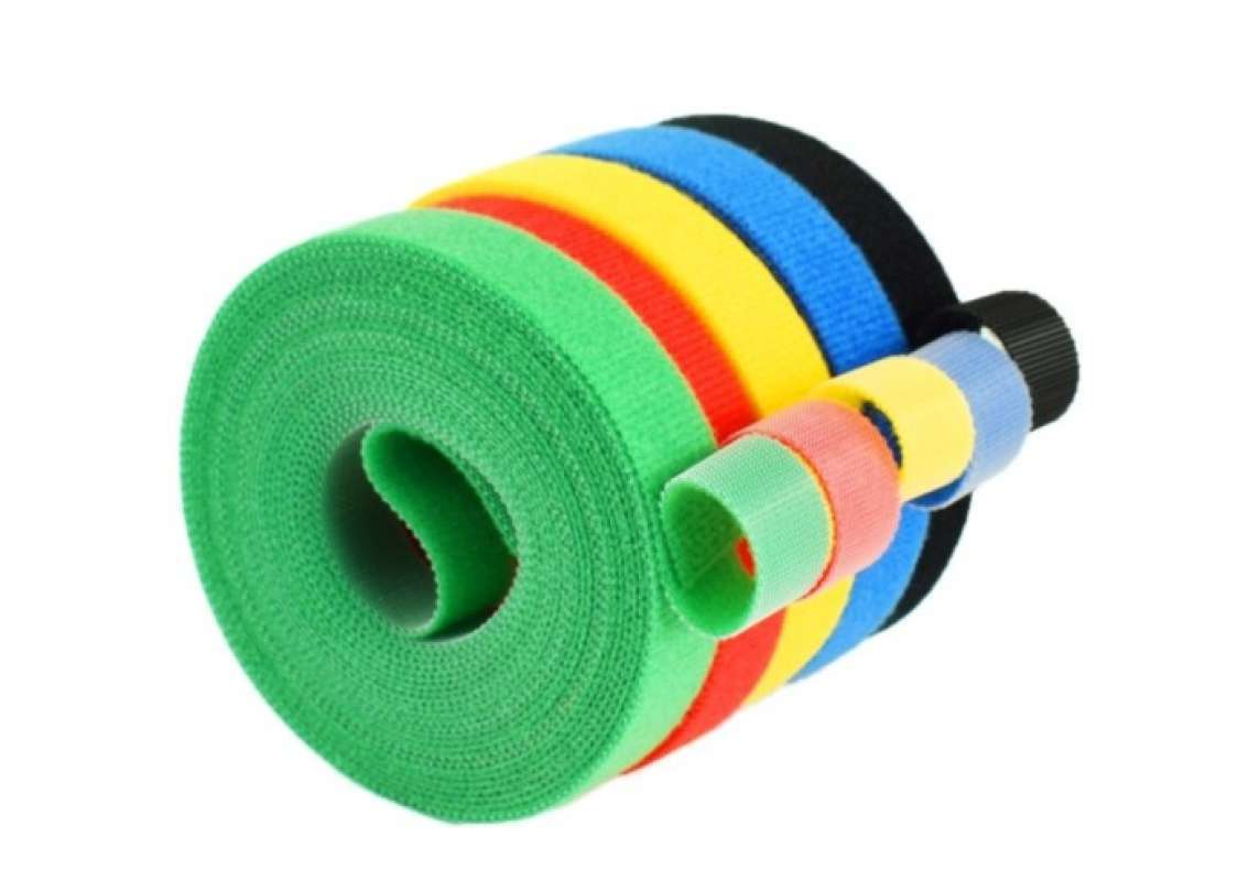 Jual Velcro 10 Meter Rol Tali Perekat Tanaman Kabel Fiber Strap Plant ...