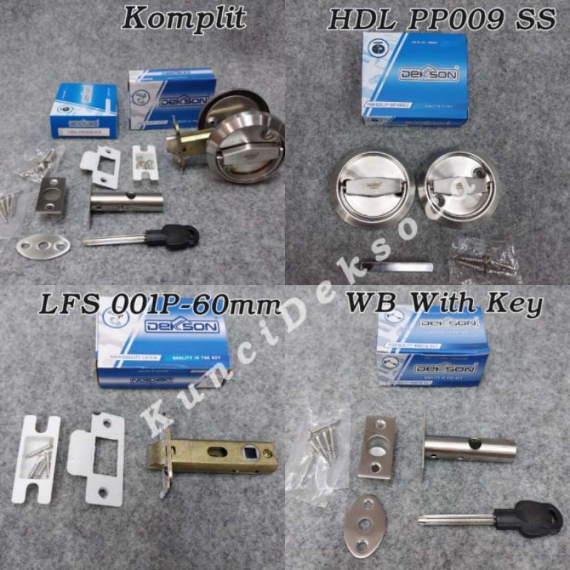 Jual Kunci Shaft Dekson Ring Pull Hdl 009 Ss Lfs 001p 60mm Wb With Key ...