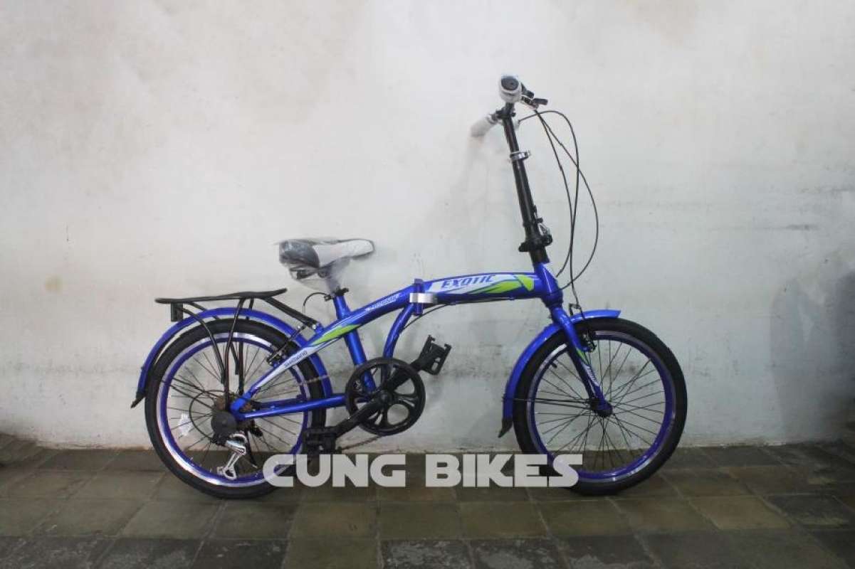 Jual Sepeda Lipat Exotic 20 Type 2026 Mk Biru Untuk Anak-anak Dan ...