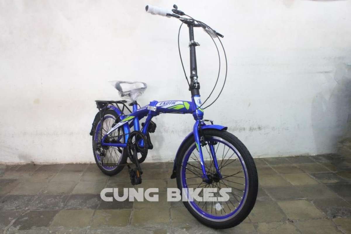 Jual Sepeda Lipat Exotic 20 Type 2026 Mk Biru Untuk Anak-anak Dan ...