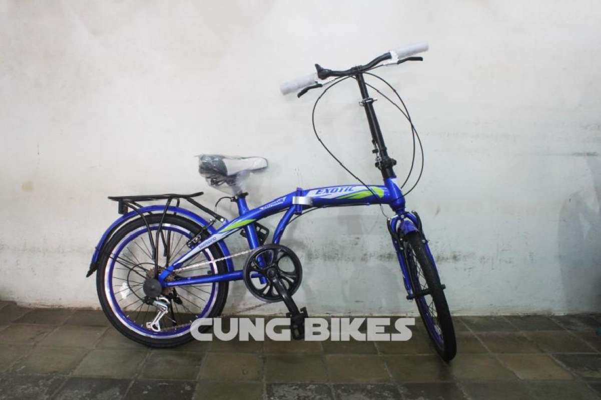 Jual Sepeda Lipat Exotic 20 Type 2026 Mk Biru Untuk Anak-anak Dan ...