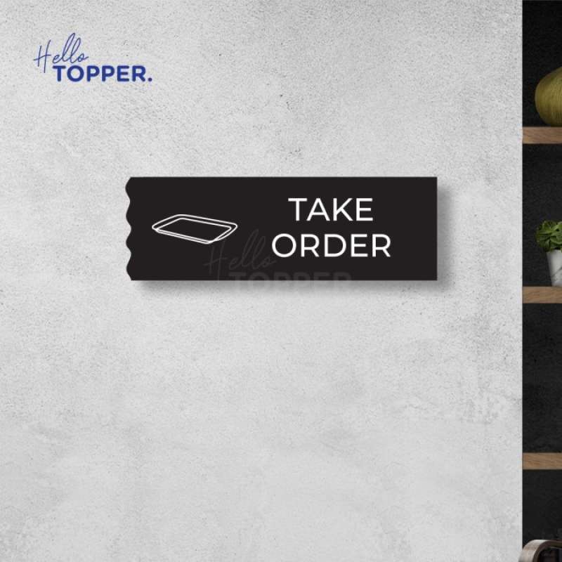 Jual Sign Akrilik Signage Tulisan Acrylic Papan Curly Style - Take ...