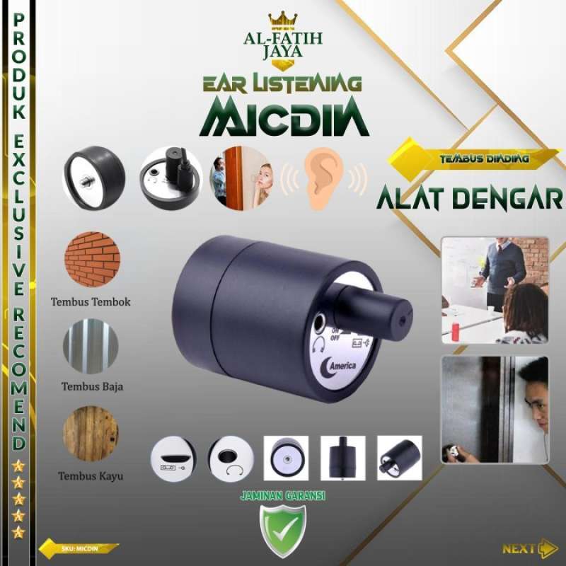 Jual Alat Sadap Penyadap Pendeteksi Suara Tembus Dinding Spy Bug Wall ...