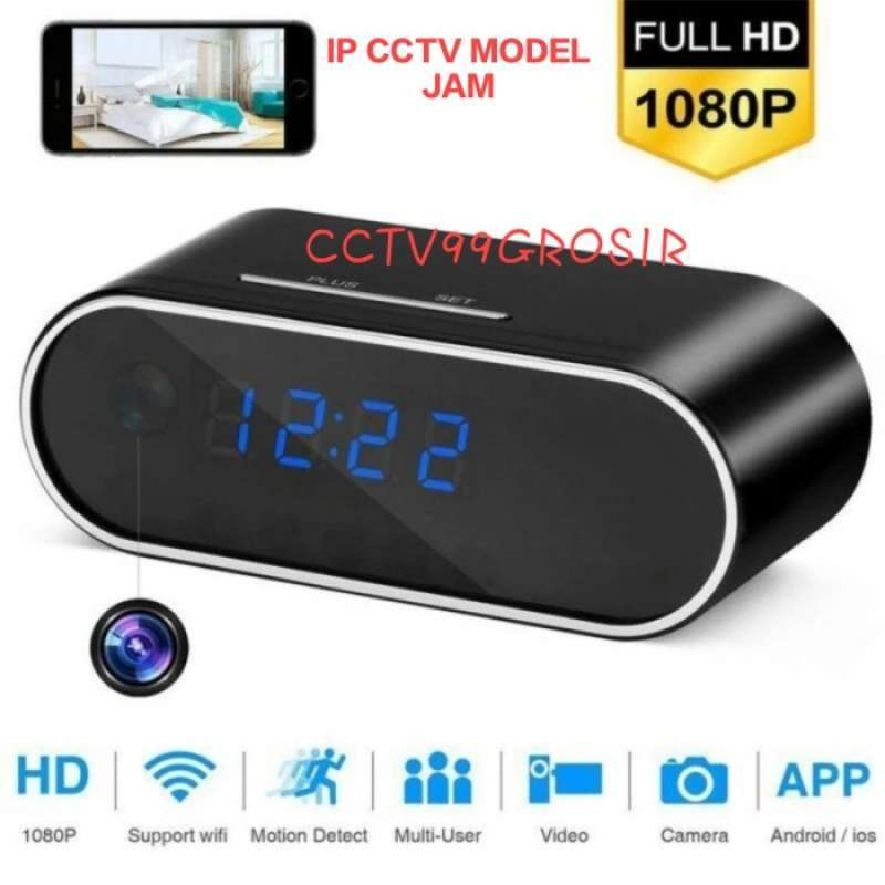 Jual Jam Meja Spy Kamera Ip Cam Wifi Hd Desk Clock/ip Jam Meja Di ...
