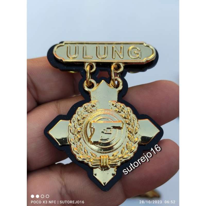 Promo Brivet Brifet Brevet Wings Tni Al Latar Mika Akrilik Miror Hitam ...