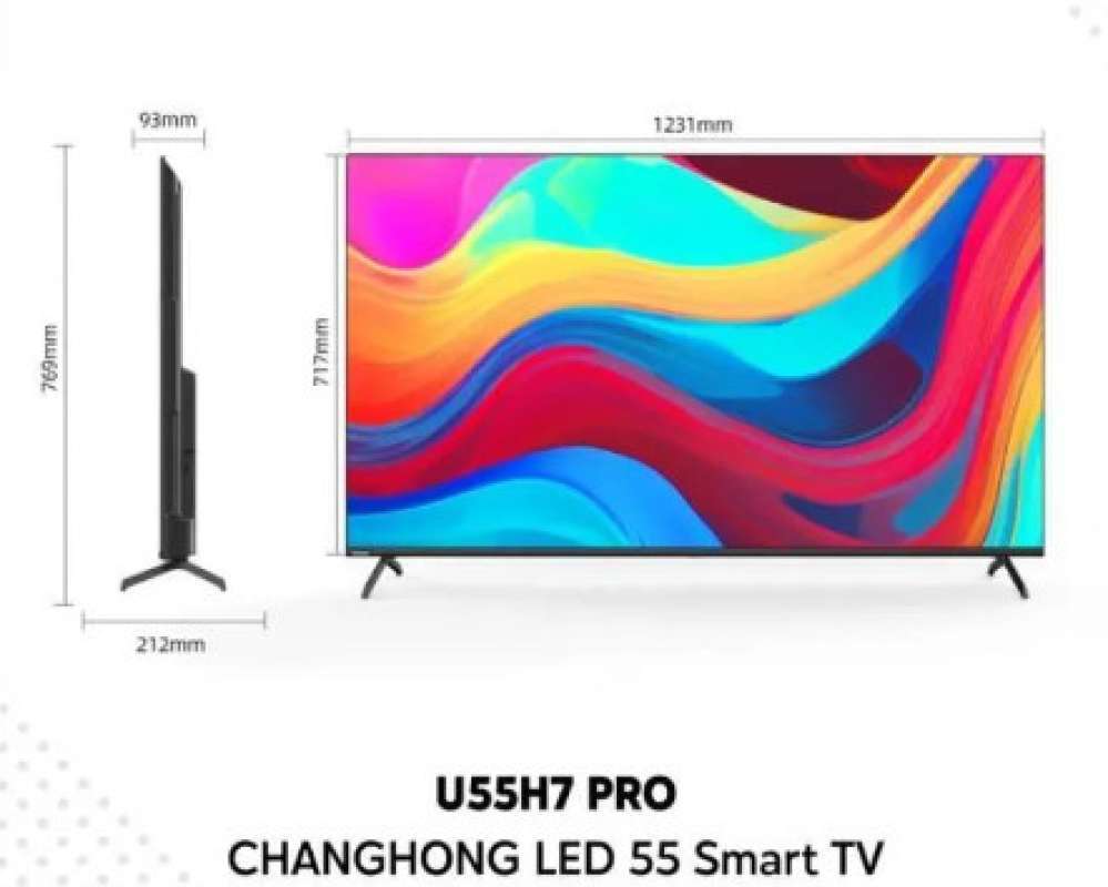 Jual Led Tv Changhong 55 Inch Smart Android 4k Uhd - U 55 H7 Pro Di Seller Surya Agung ...