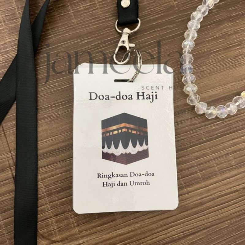 Jual Baru Mini Note Haji Kartu | Haji Landyard | Kartu Doa-doa Haji Di ...