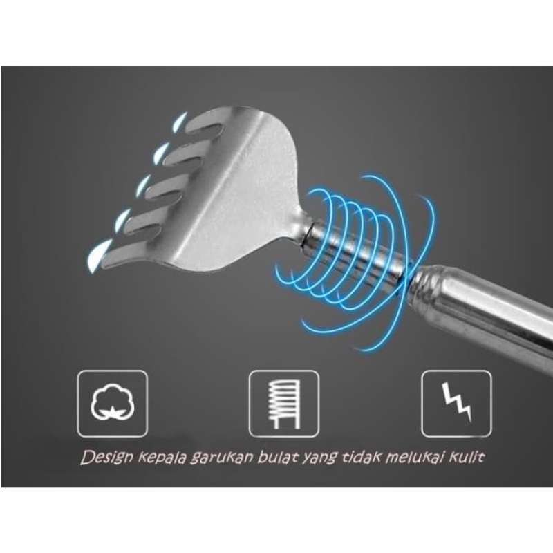 Promo Alat Penggaruk Punggung Stainless/alat Garuk Badan Stainless ...