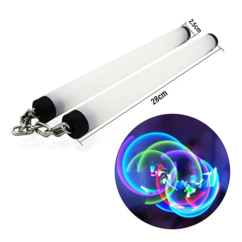 Jual Led Light Nunchaku Glowing Fluorescent Show Kung Fu Di Seller ...
