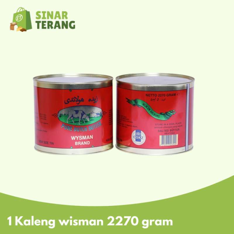 Promo Wisjman Butter / Mentega Wisman 2kg / 2270 Gram Diskon 23% Di ...