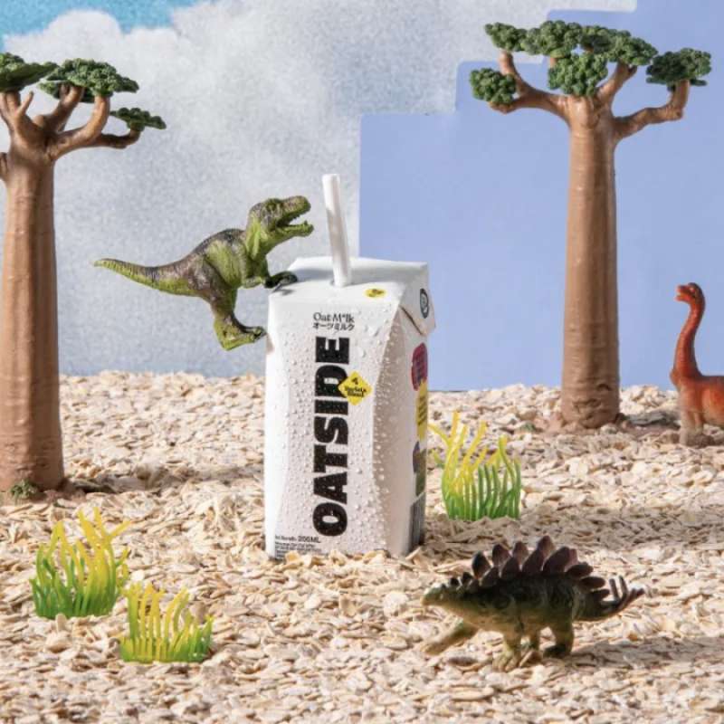 Promo Oatside Mini Straw 1 Karton (isi 12) - Oat Milk Barista Blend 200 ...