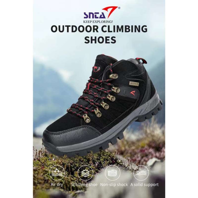 Promo Wolf Sepatu Gunung Boots Sepatu Hiking Trekking/outdoor Snta Big ...