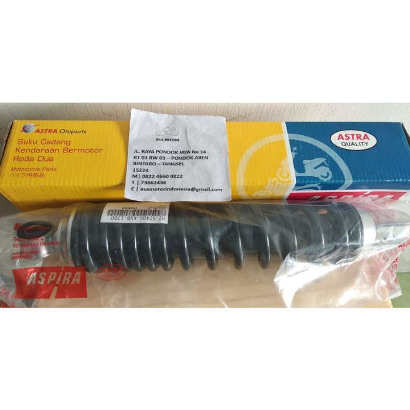 Promo Shock Belakang Aspira Untuk Motor Honda Vario H2-52400-kvb-1700 Diskon 26% Di Seller ...