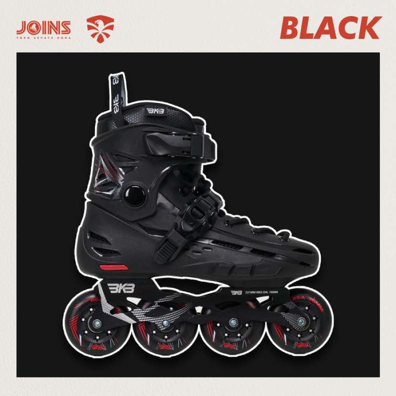 Jual Sepatu Roda Inline Skate Pemula Bkb B5s Black - B3shtm3839 Di ...