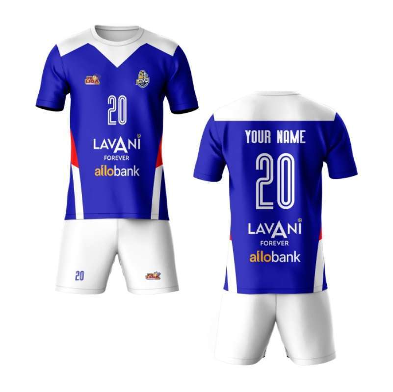Jual Jersey Voli Anak Proliga Bogor Lavani 2023 Biru Custom Full ...