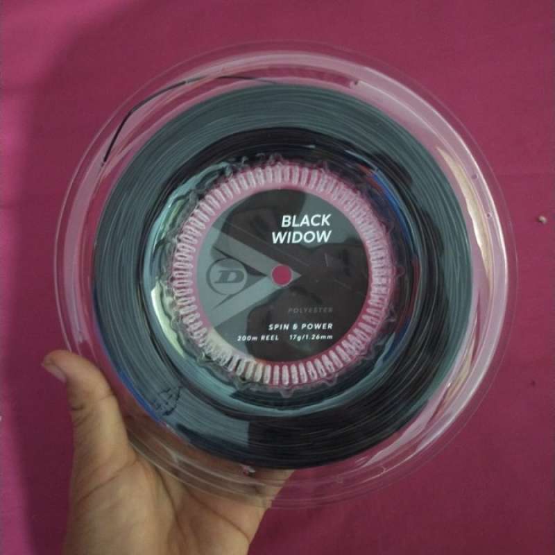 Jual Senar Raket Tenis / Tennis Dunlop Black Widow Roll Original Di ...