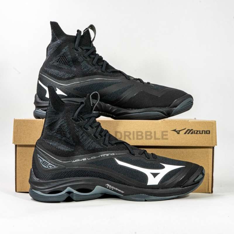 Jual Sepatu Volley Mizuno Wave Lightning Neo Black V1ga200208 Original ...