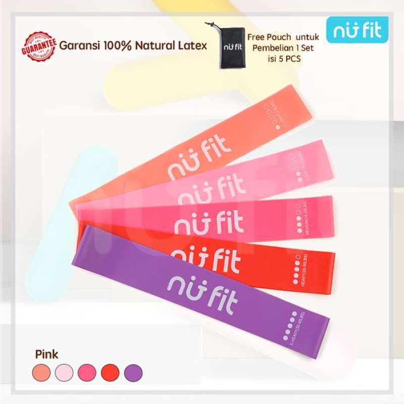 Jual Nu Fit - Resistance Loop Bands - Loop Band Set- Karet Fitness ...