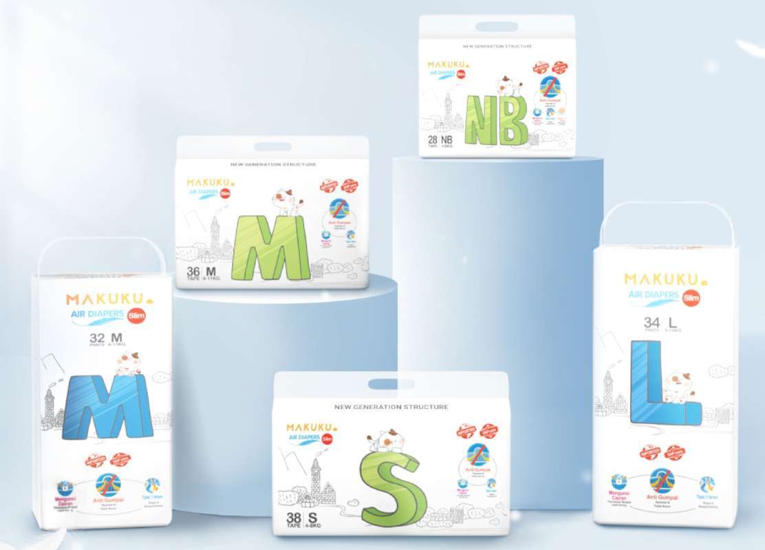 Jual Makuku Air Sap Diapers Pants Slim M32 L34 Xl32 Xxl28 - S38 Di ...