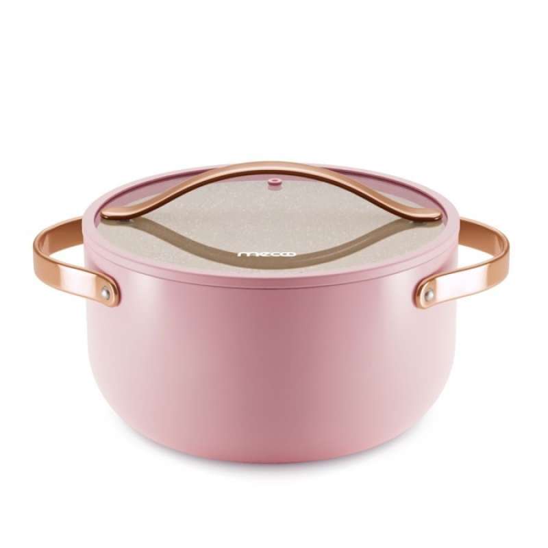 Promo Mec Most Aesthetic Premium Non-stick Soup Pot 24cm With Lid Baru ...