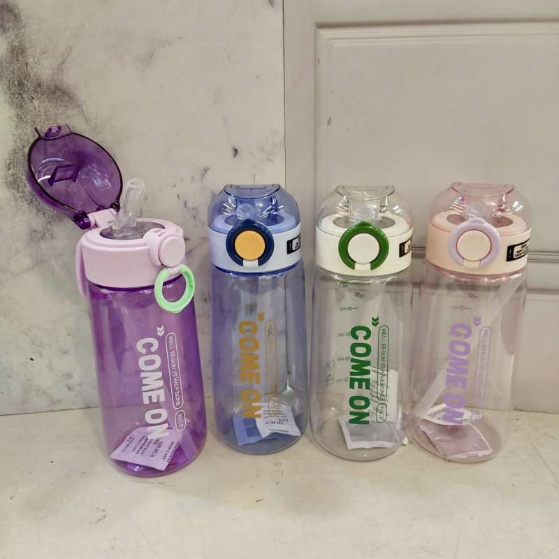Jual Botol Minum Come On 6103 650ml & 6105 800ml Ada Sedotan Dan Bisa ...