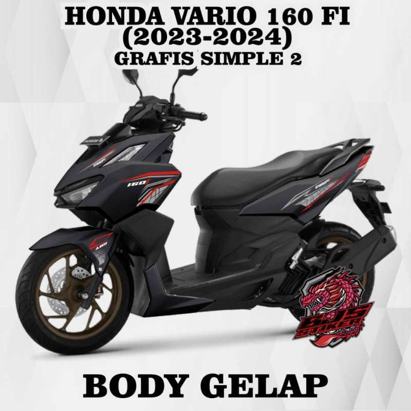 Promo Stiker Striping Vario 160 New 2024 Simple 2- Stiker Decal Honda ...