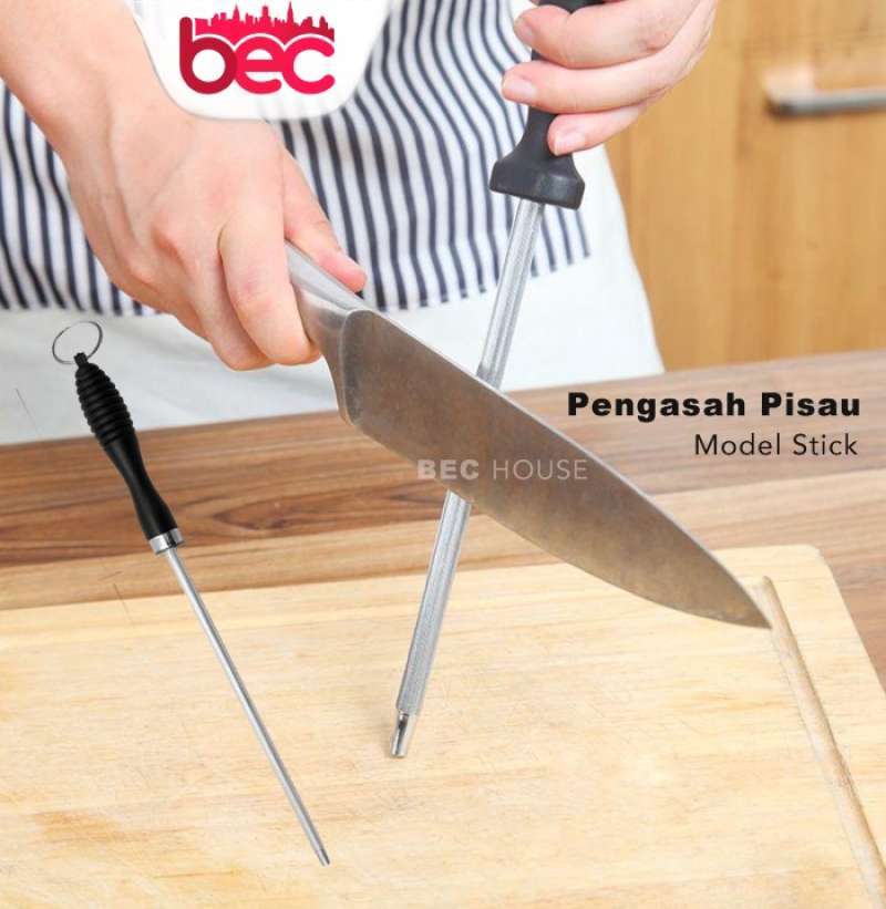 Jual Pengasah Pisau Sharpening Steel Carl 8 Inch Asahan Stik Premium Di ...