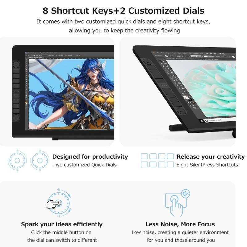 Jual Veikk Studio Vk2200 Pro - 21.5-inch Graphic Monitor Drawing Tablet ...