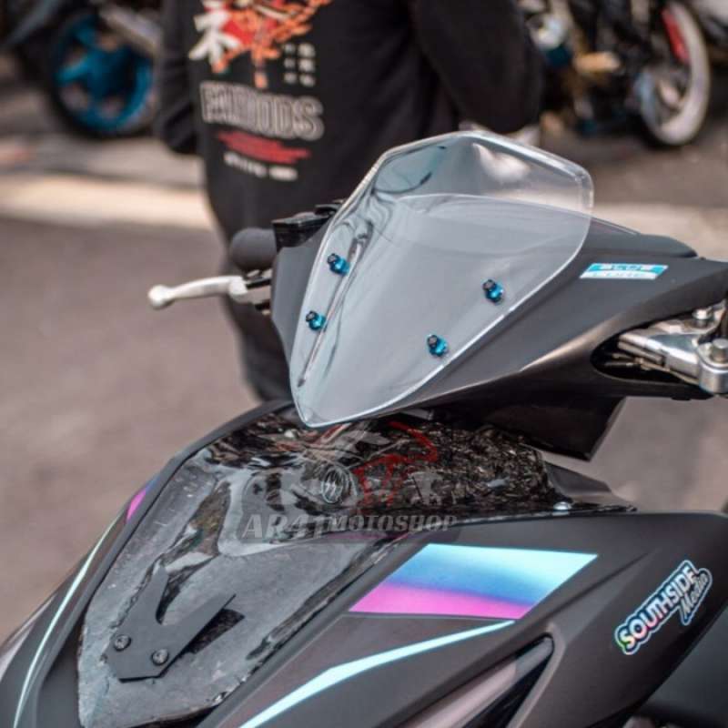 Jual Windshield Aerox Standar Bening Visor Aerox Standar Bening Old Dan ...